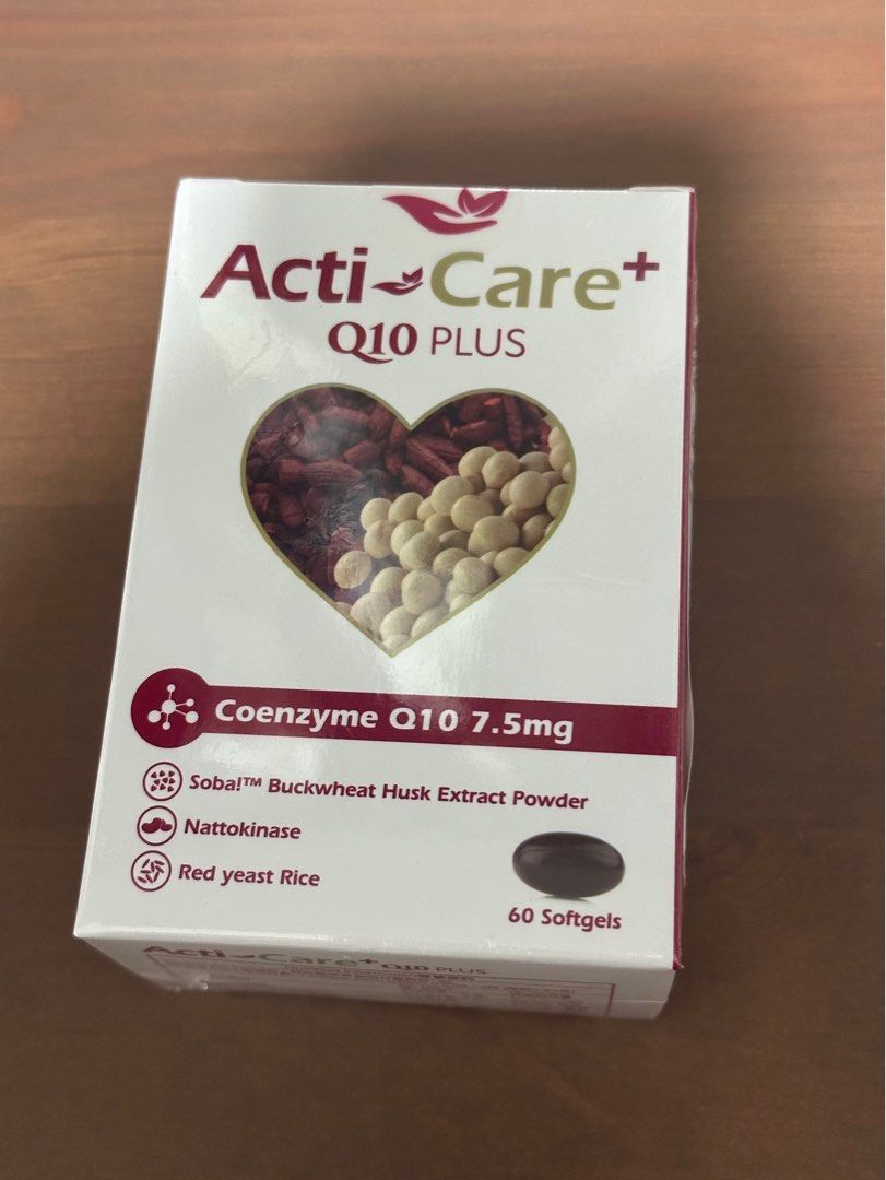 Acti Care 納豆紅麴 Coenzyme Q10 7.5mg (60粒), 健康及營養食用品, 健康補充品, 健康補充品 - 維他命及 ...
