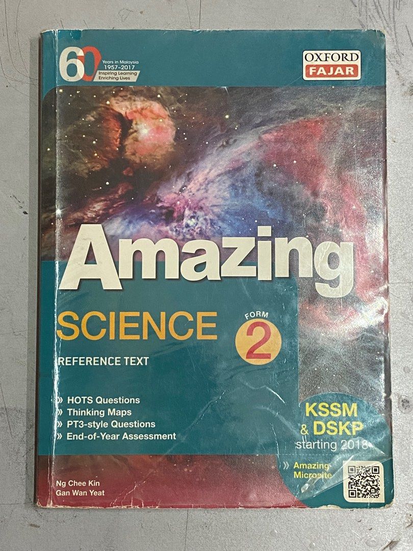 Amazing Science Form 2 Reference Book Oxford Fajar KSSM & DSKP 2018 ...