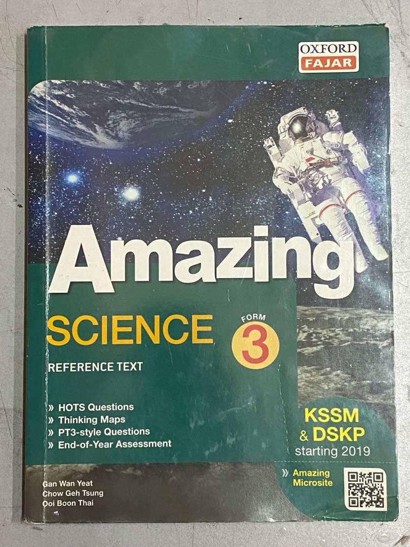 Amazing Science Form 3 Reference Book Oxford Fajar KSSM & DSKP 2019 ...