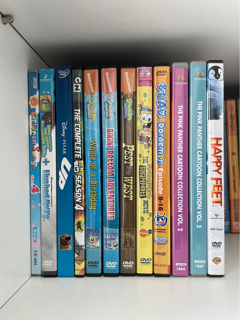 Animated DVDs/Spongebob/Pink Panther/Happy Feet, Hobbies & Toys, Music ...