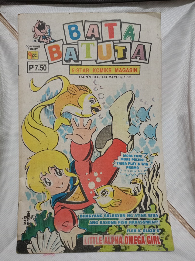 Bata Batuta 5-Star Komiks Magasin (Taon 9 Blg 471 May 6, 1996), Hobbies ...