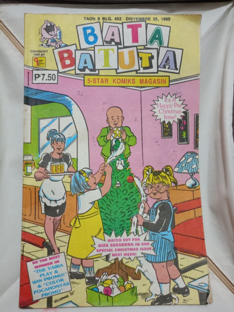 Bata Batuta 5-Star Komiks Magasin (Taon 9 Blg 452 December 25, 1995 ...