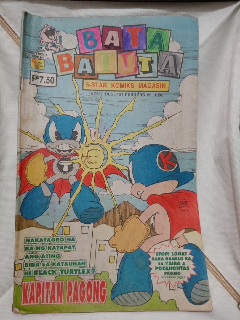 Bata Batuta 5-Star Komiks Magasin (Taon 9 Blg 461 February 26, 1996 ...