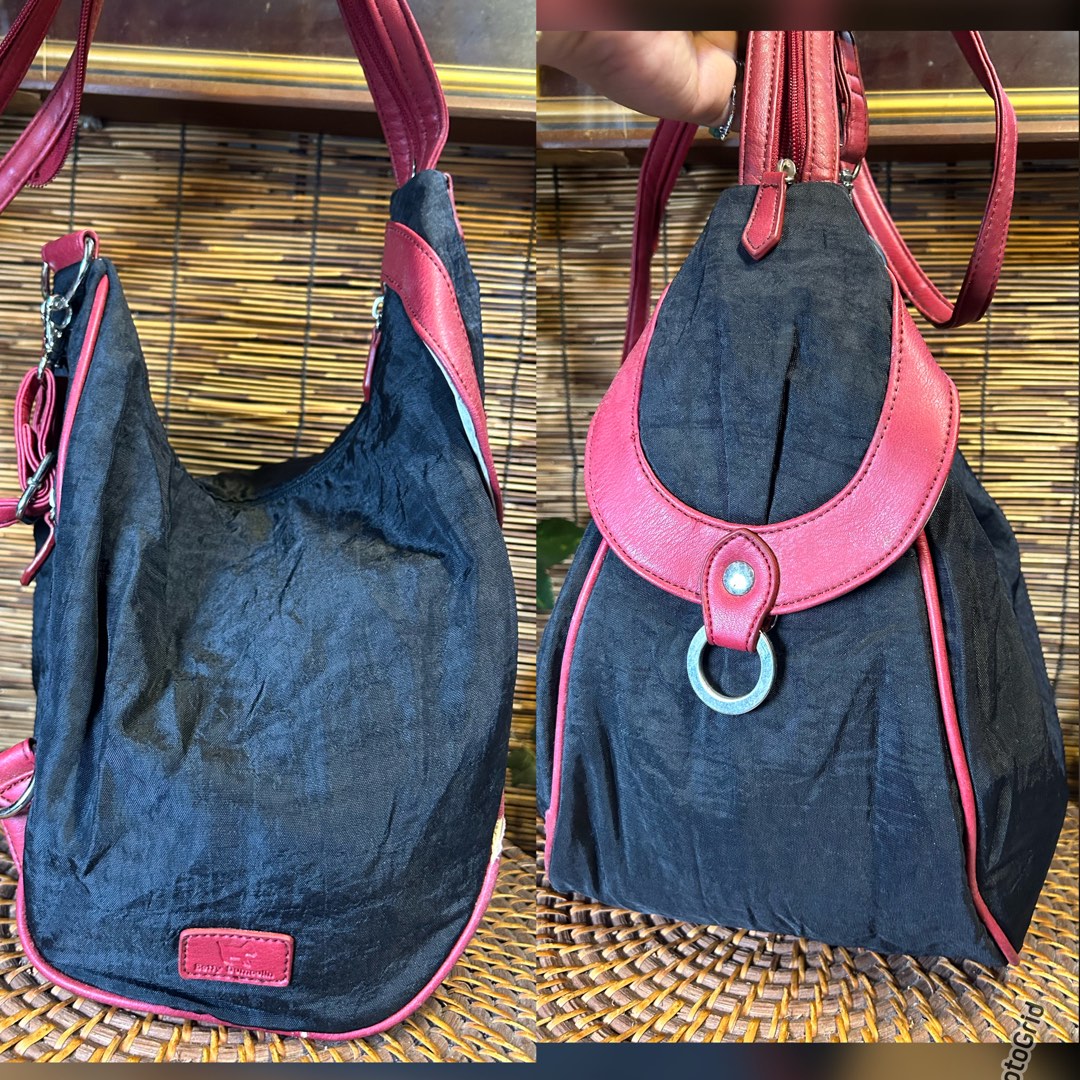 BETTY DUMOULIN. 3 way bag. Packpack shoulder bag. Body bag. Vintage Bag ...