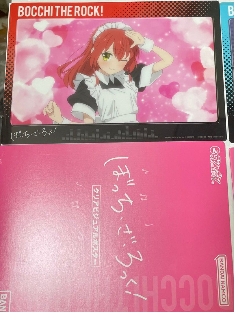 Bocchi The Rock Clear Visual Poster (2 Types), Hobbies & Toys, Toys ...