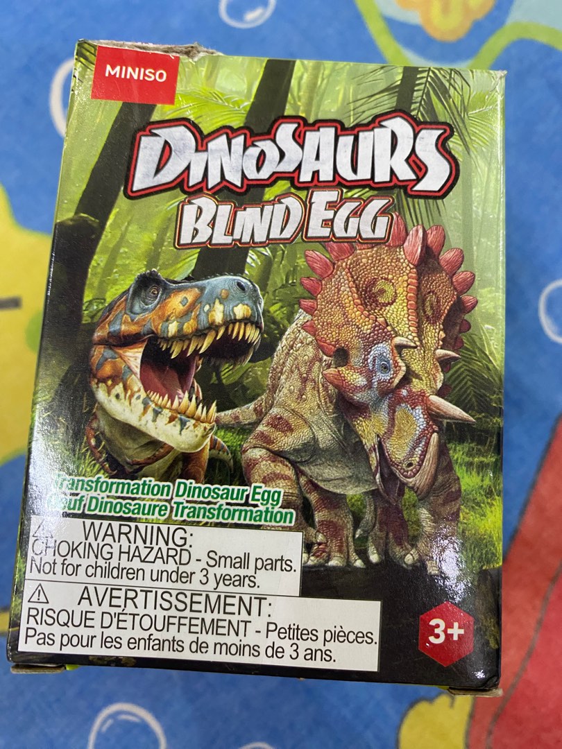 Brand New in Box Miniso Dinosaurs Blind Egg RM5 only, Hobbies & Toys ...