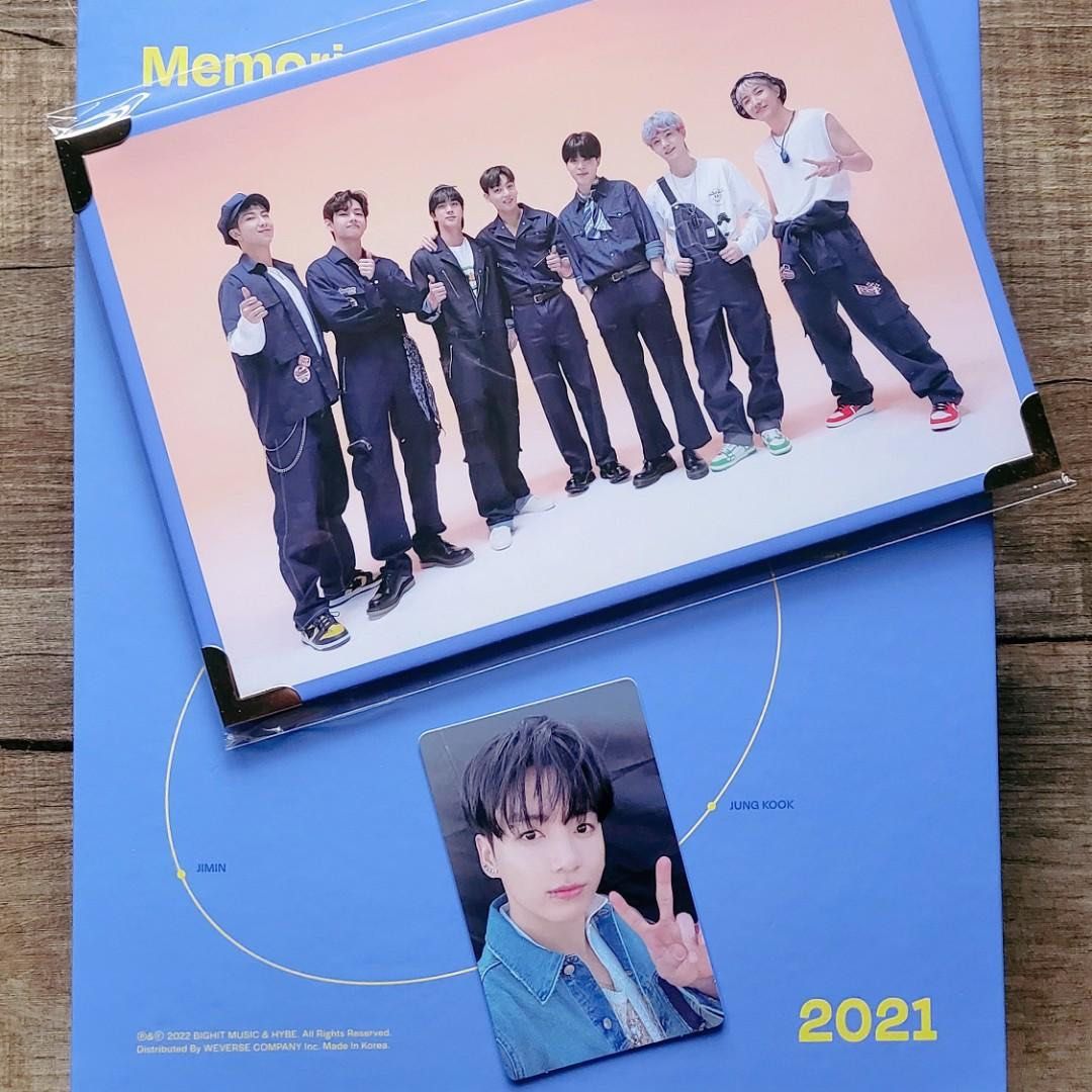 BTS MEMORIES OF 2021 DVD W JK PC, Hobbies & Toys, Memorabilia ...