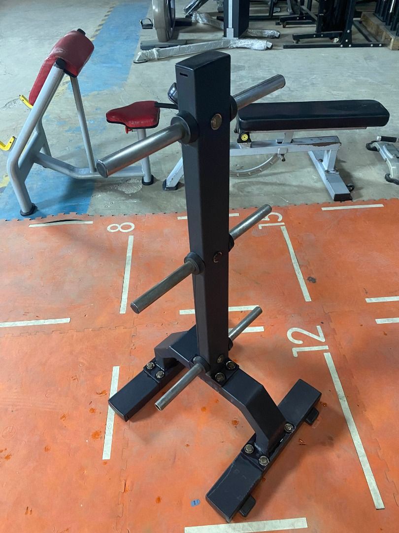 Bumper Weight Plate Tree Rack Holder, Sports Equipment, Other Sports ...