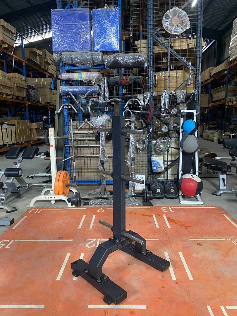 Bumper Weight Plate Tree Rack Holder, Sports Equipment, Other Sports ...