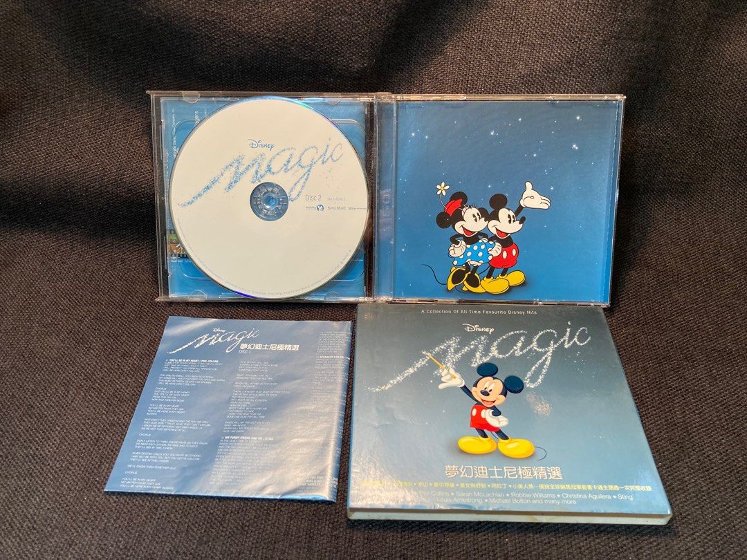 二手正版CD Disney Magic (2CD) 夢幻迪士尼極精選, 書籍、休閒與玩具, 樂器、音樂相關, CD、DVD在旋轉拍賣