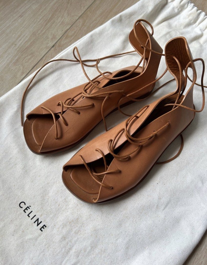 Celine Gladiator, Women's Fashion, Footwear, Slippers and slides on ...