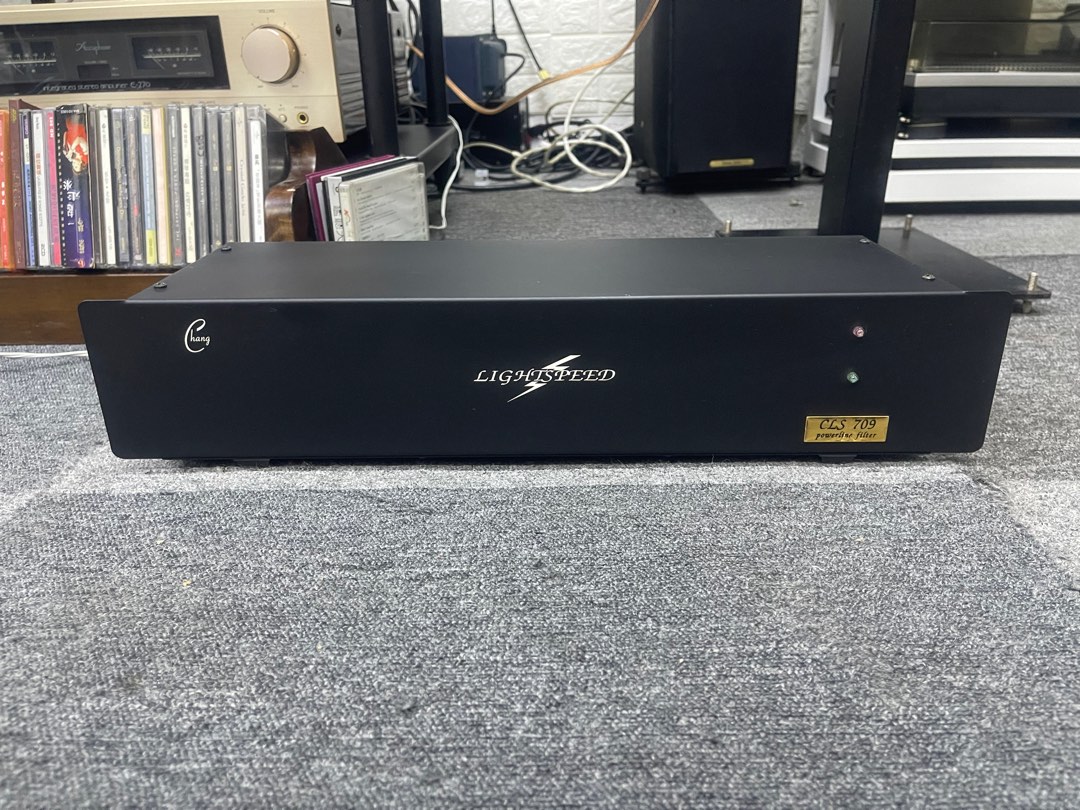 美國Chang Lightspeed CLS709光速被動式電源濾波處理器, 音響器材, Soundbar、揚聲器、藍牙喇叭、耳擴 - Carousell