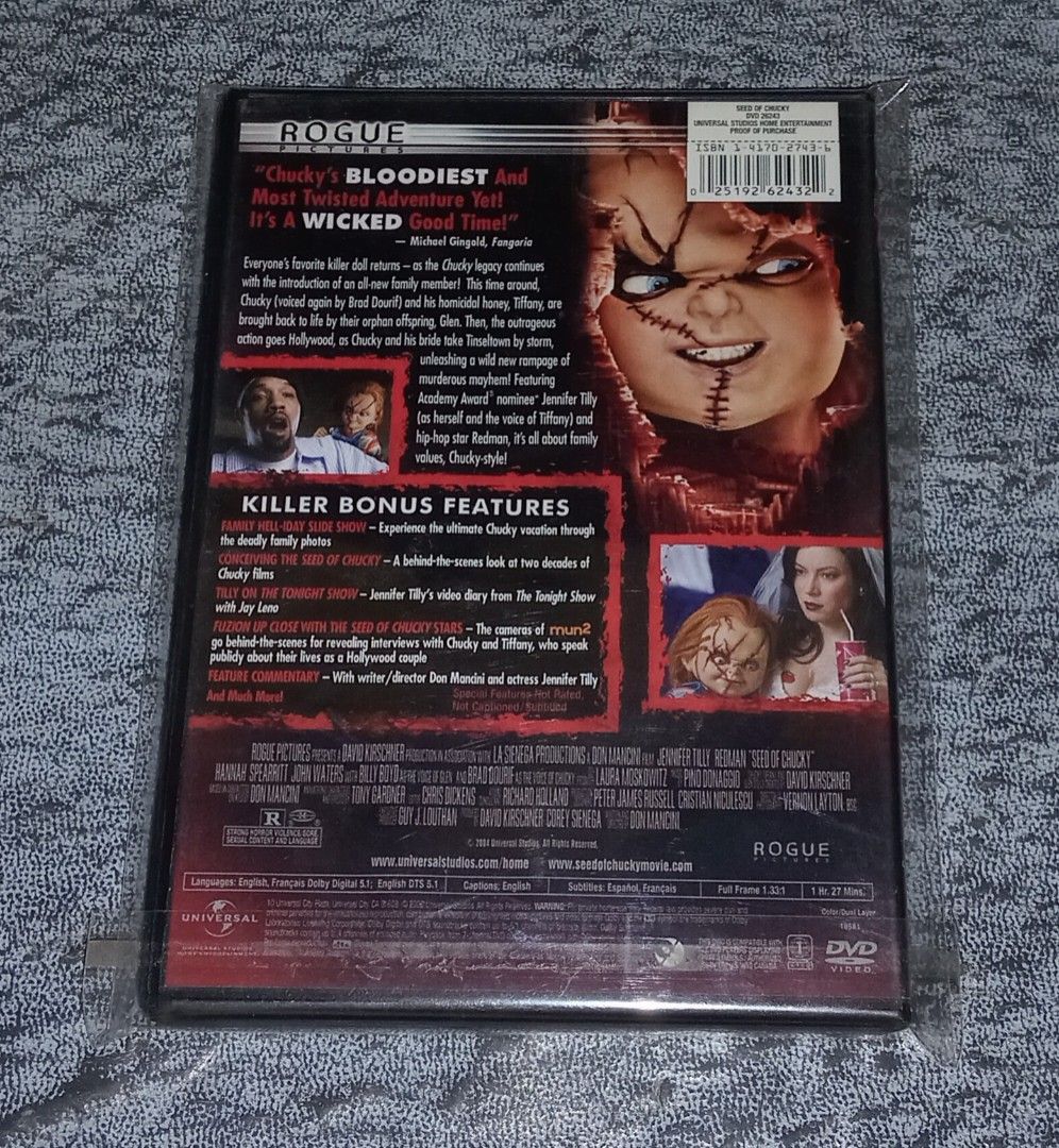 CHUCKY DVD, Hobbies & Toys, Music & Media, CDs & DVDs on Carousell