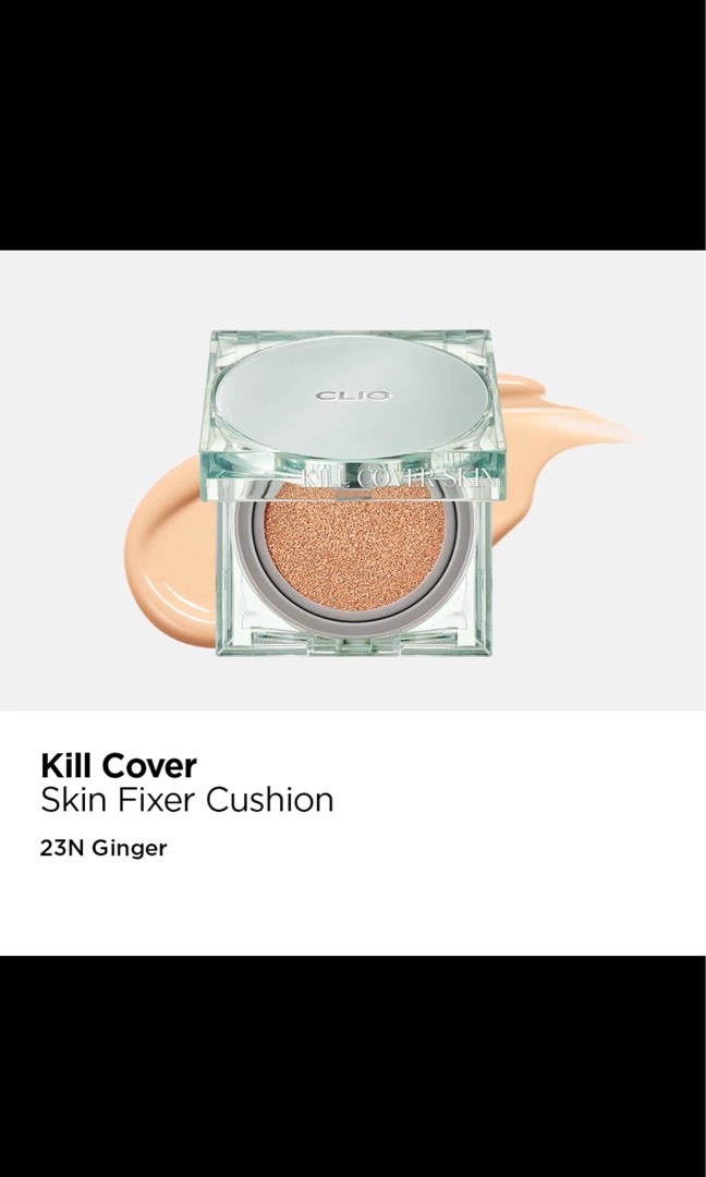 CLIO Kill Cover Skin Fixer Cusion Set SPF 50+PA+++, Beauty & Personal ...