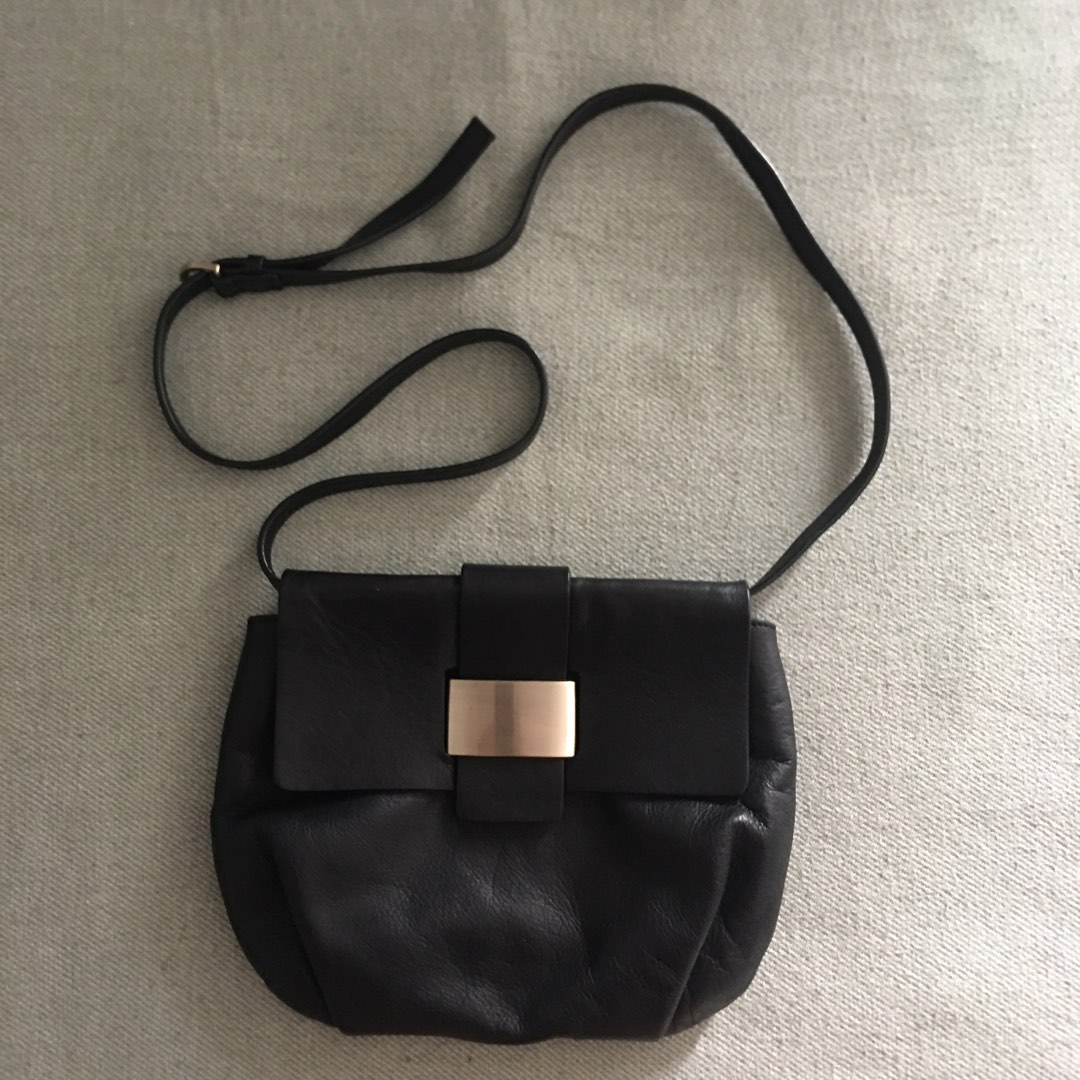 COS LEATHER SLING/SHOULDER BAG, Women's Fashion, Bags & Wallets ...