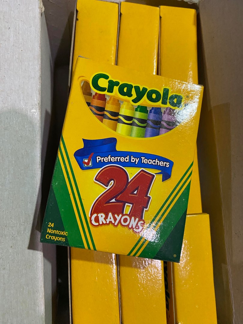 Crayola 24 crayons, Hobbies & Toys, Stationary & Craft, Stationery ...