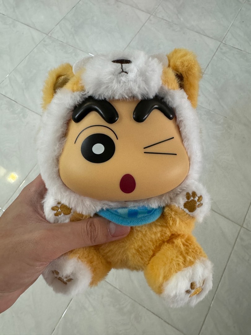 Crayon Shin-Chan/蜡笔小新 Furry Soft Doll/Plushie ROTATING HEAD + REMOVABLE ...