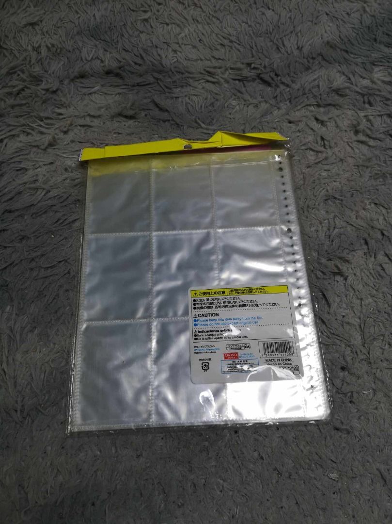 Daiso Japan Plastic Card Pocket, Hobbies & Toys, Stationary & Craft ...