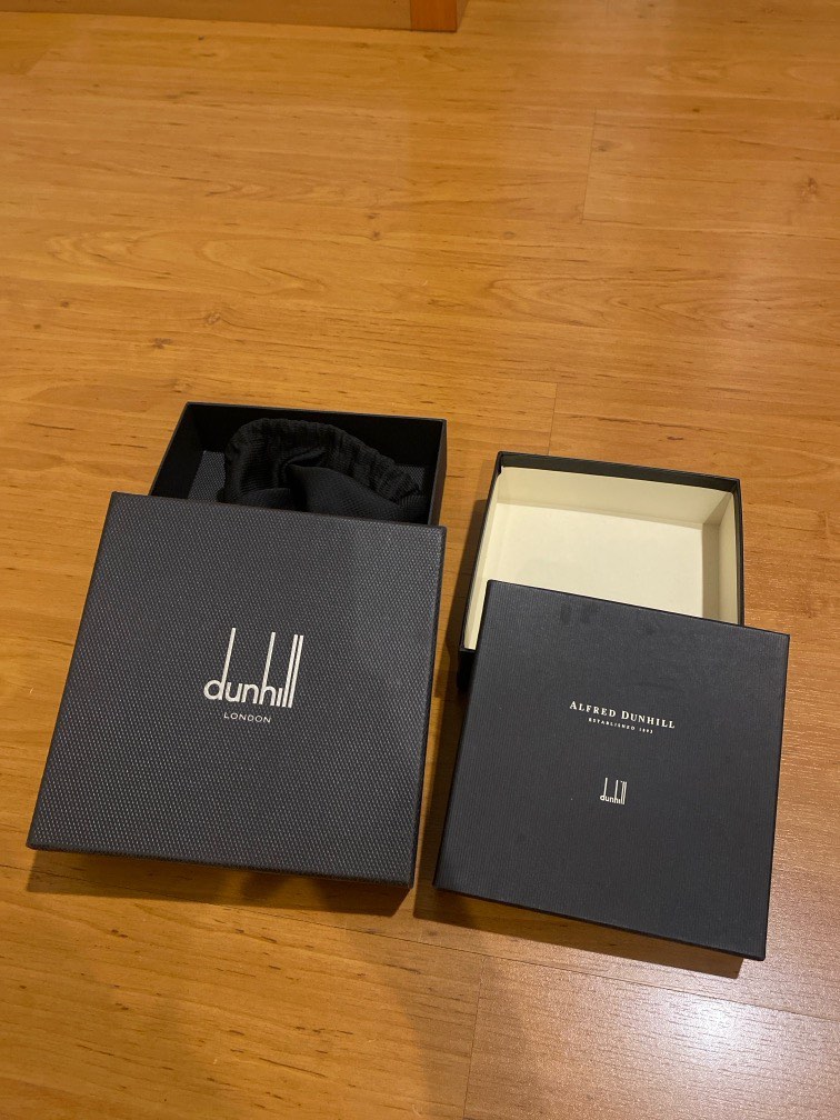 DUNHILL Empty Boxes (2 boxes), Men's Fashion, Bags, Belt bags, Clutches and Pouches on Carousell