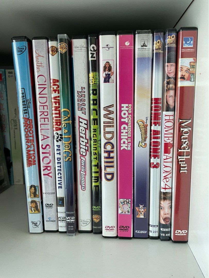 DVD Disney/Home Alone/Wild Child/Ben 10, Hobbies & Toys, Music & Media, CDs & DVDs on Carousell