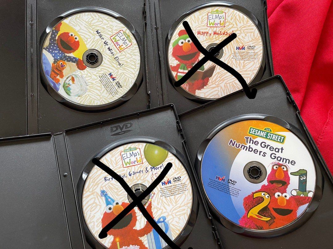 Elmo's World and Sesame Street DVDs, Hobbies & Toys, Music & Media, CDs ...