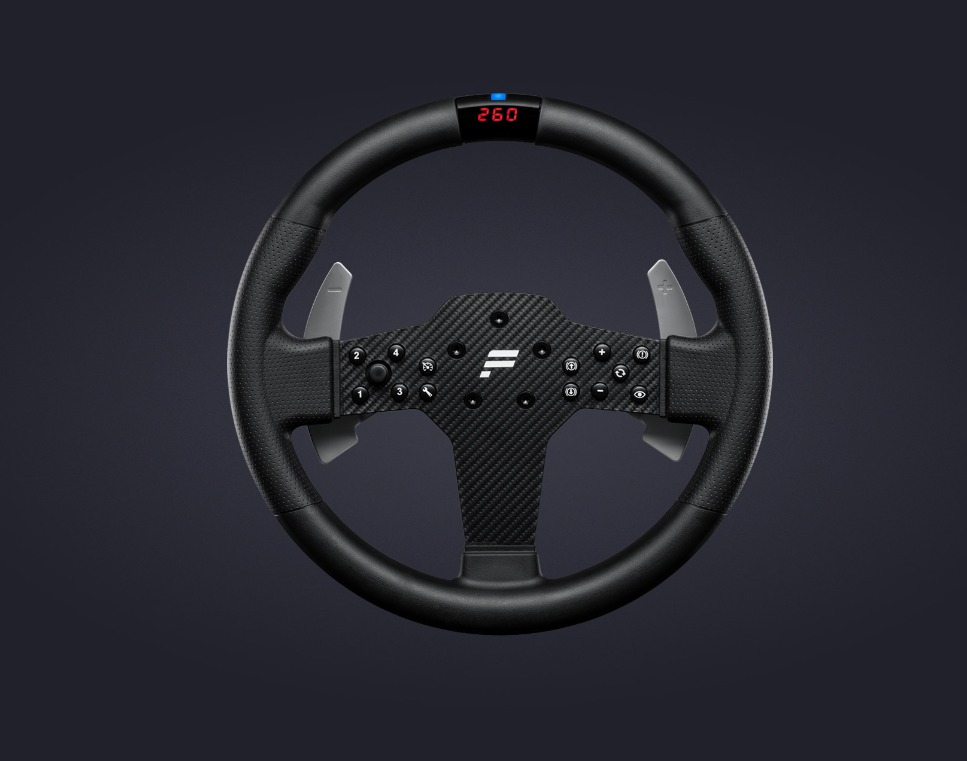 Fanatec CSL Steering Wheel P1 V2 Steering Wheel~ Sim Racing Steering ...