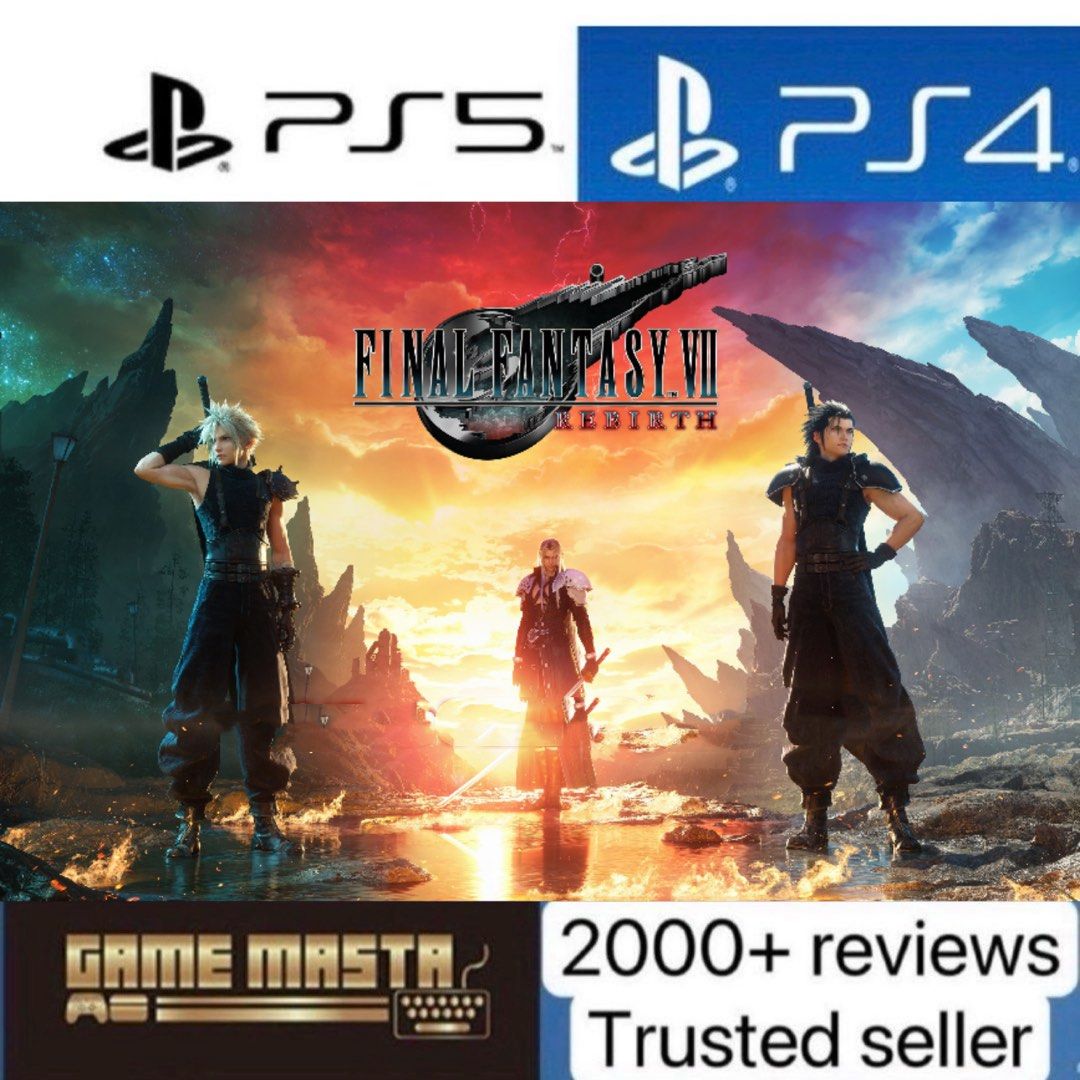 Final Fantasy 7 Rebirth FINAL FANTASY VII REBIRTH Full Game PS4/PS5 ...