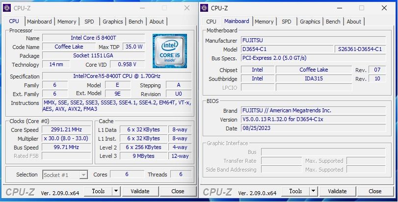 富士通 Fujitsu Desktop ESPRIMO G558 Mini 微型電腦 PC intel i5-8400T Win11 Pro 8400 35W 低電壓版, 電腦＆科技, 桌上 ...