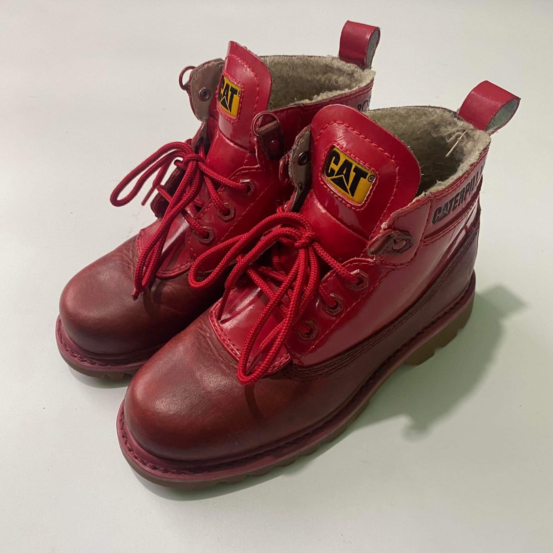 FW11 Martine Rose x CAT Boots, Women's Fashion, Footwear, Boots on ...