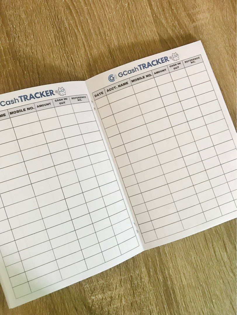 GCASH TRANSACTION RECORD/ TRANSACTION TRACKER/ RECORD BOOKLET, Hobbies ...