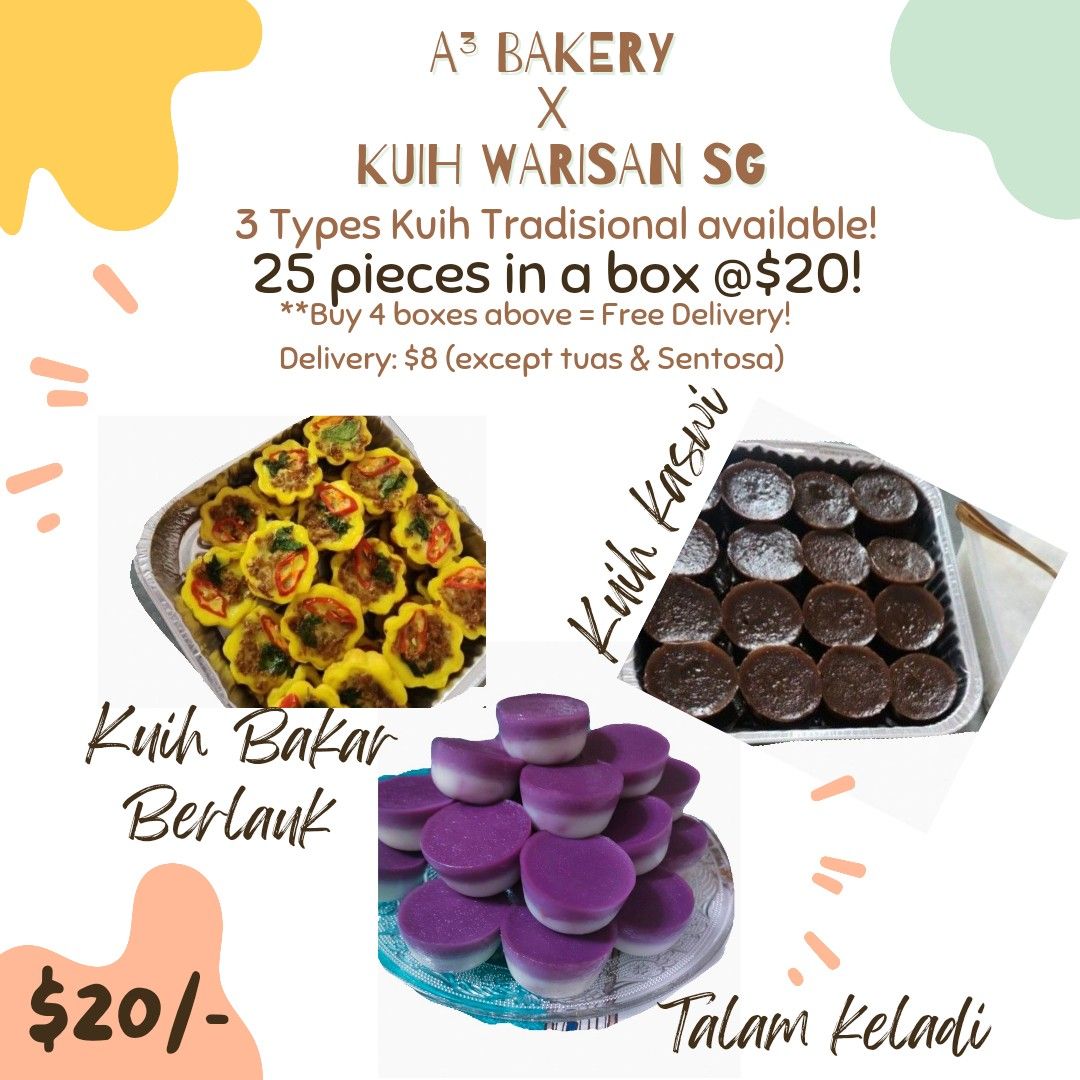 (Halal) Homemade Kuih Kasui (Kuih Kasoi)/Talam Keladi/Kuih Bakar ...