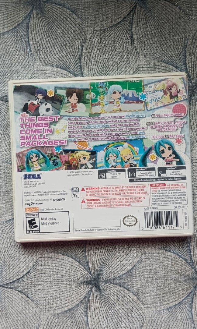 Hatsune Miku Project Mirai DX, Video Gaming, Video Games, Nintendo on ...