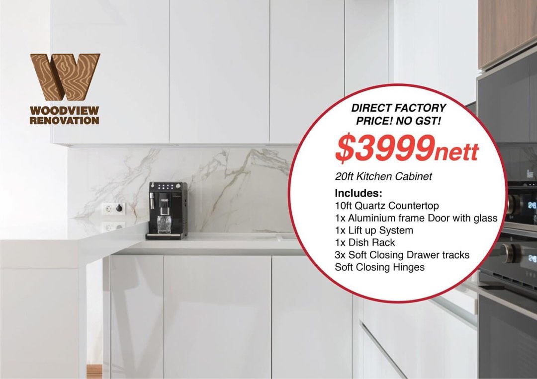 New HDB Renovation Package / Kitchen Cabinet Package / BTO Renovation ...