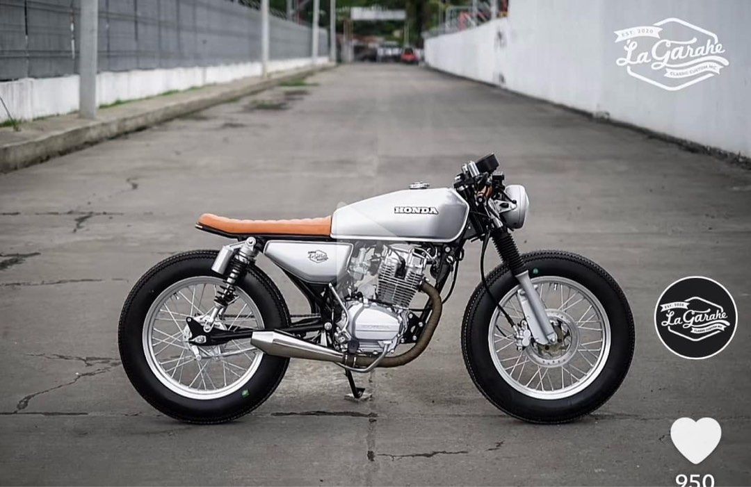 HONDA YAMAHA TMX 125 Cafe racer built, Motorbikes, Motorbikes for Sale ...