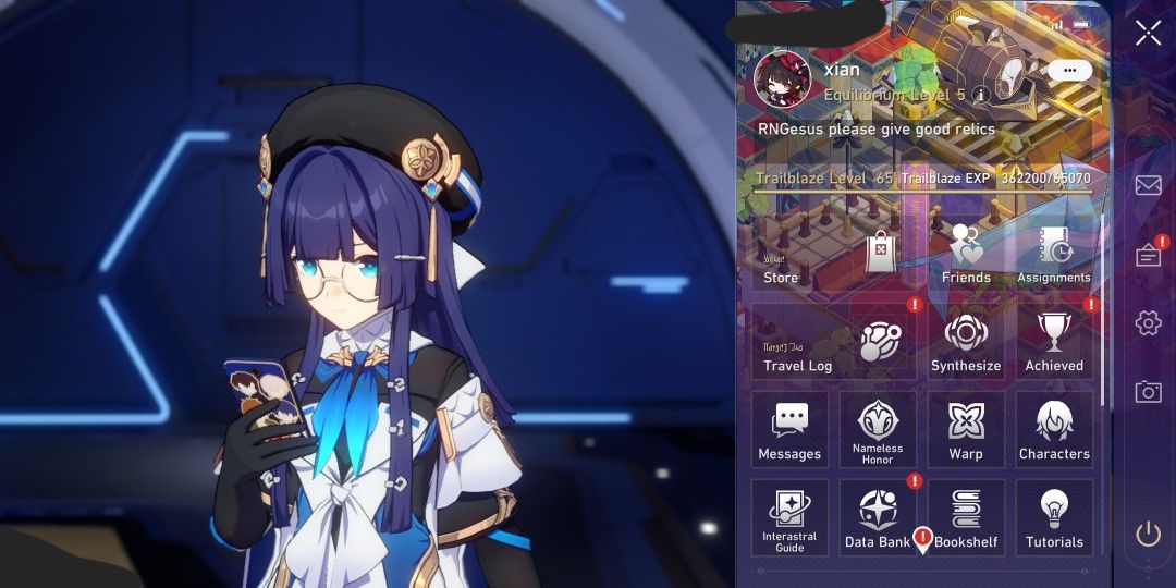 Honkai Star Rail HSR Account with E2 Acheron, Bronya. Total 17 5 Stars ...