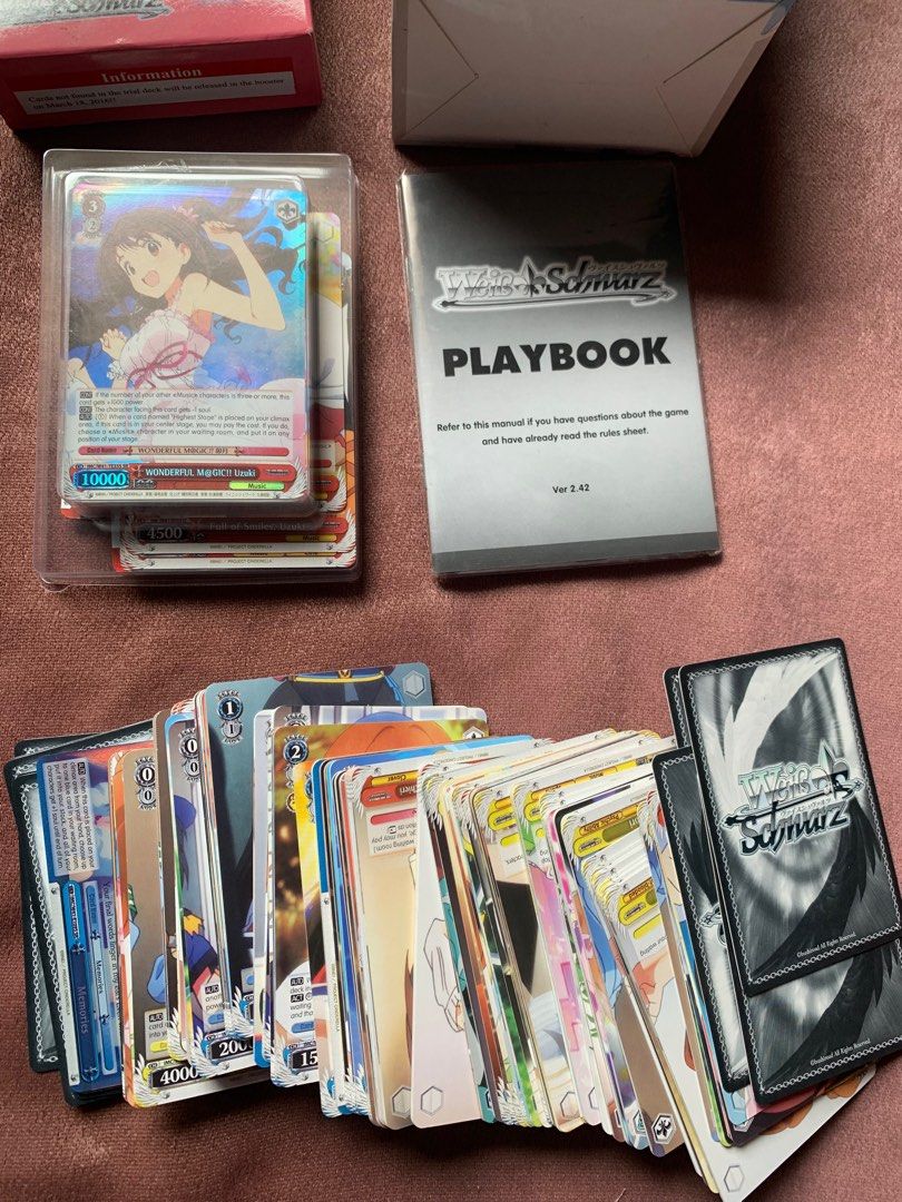 Idolm@ster cinderella girls cards Weiss Schwarz deresute idolmaster ...