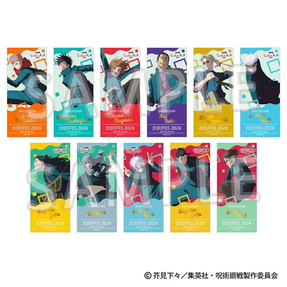 Jujutsu Kaisen/JJK: Juju Fest 2024 Merchandise (Badges, Keychains ...