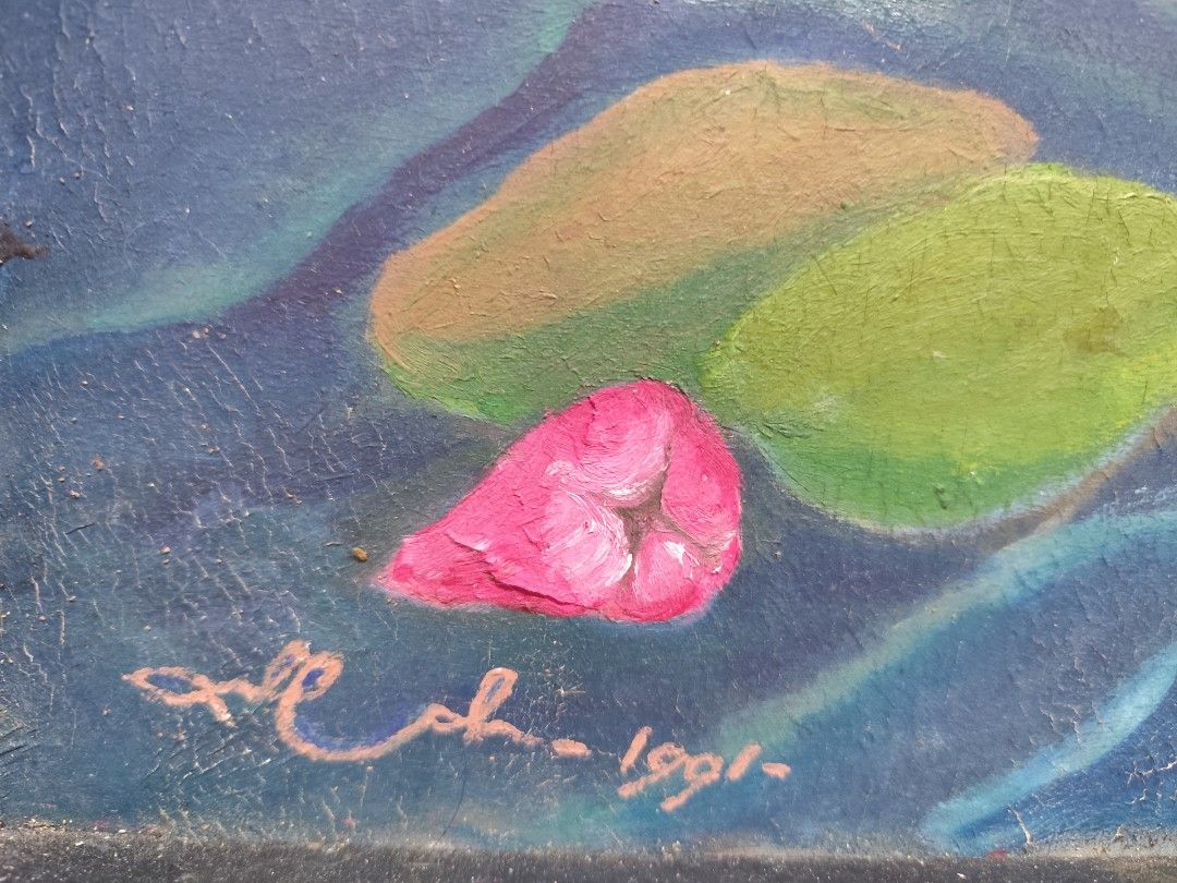 Lukisan Buah Buahan Vintage THN 91 Minus Kusam, Antik, Pajangan di ...