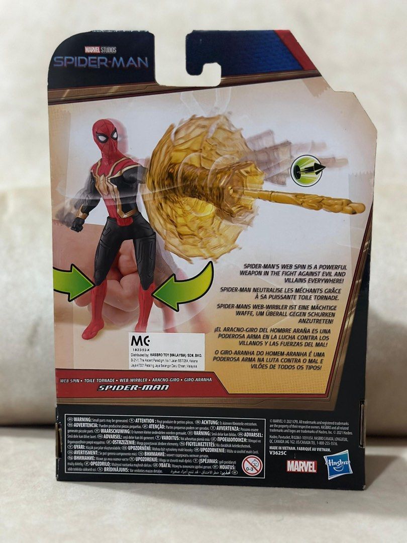 Marvel Spider-Man Deluxe Web Spin Spider-Man, Hobbies & Toys, Toys & Games on Carousell