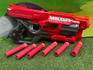 Nerf CycloneShock Mega Gun, Hobbies & Toys, Toys & Games on Carousell