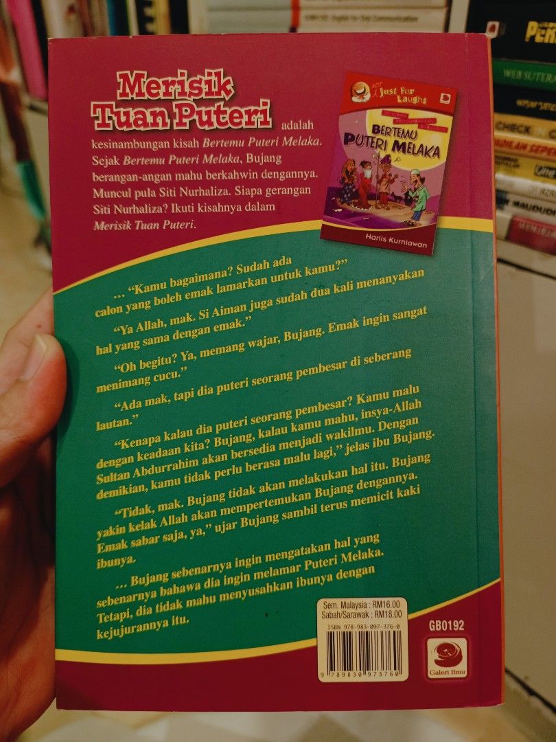 Merisik Tuan Puteri, Hobbies & Toys, Books & Magazines, Storybooks on Carousell