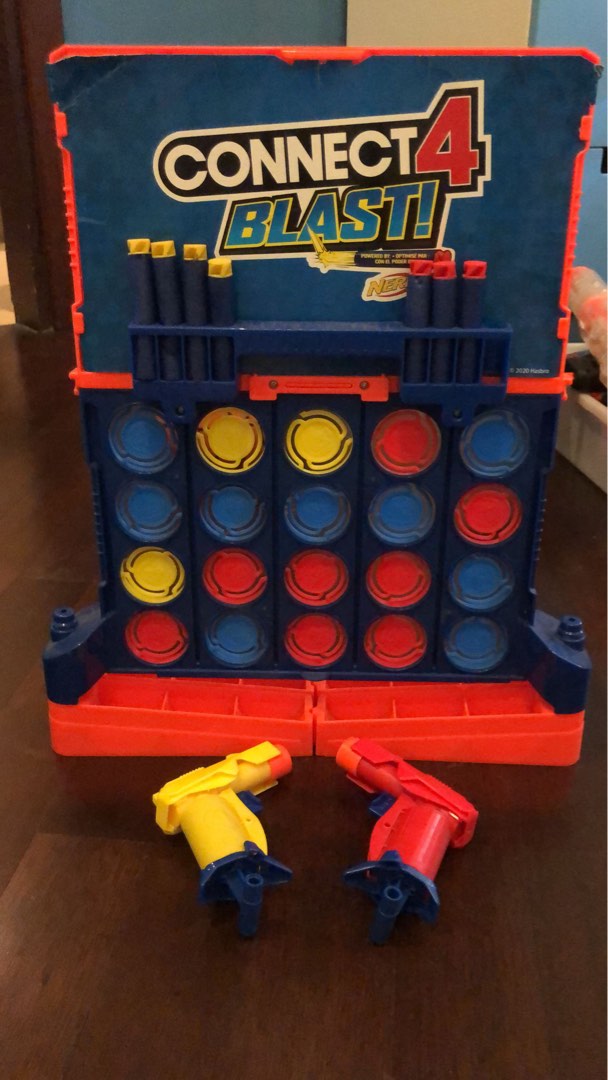 Nerf Connect 4 Blast, Hobbies & Toys, Toys & Games on Carousell