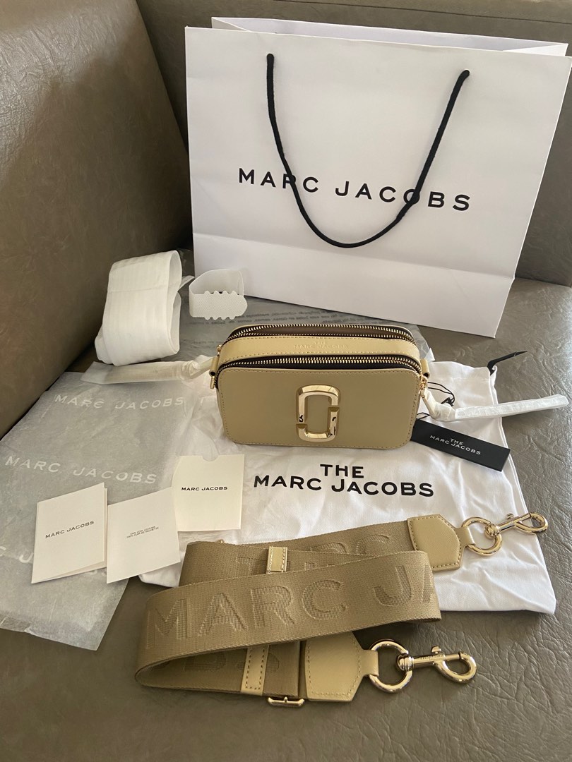 NEW Authentic Marc Jacobs Snapshot Khaki Original Guarantee!!!, Barang ...