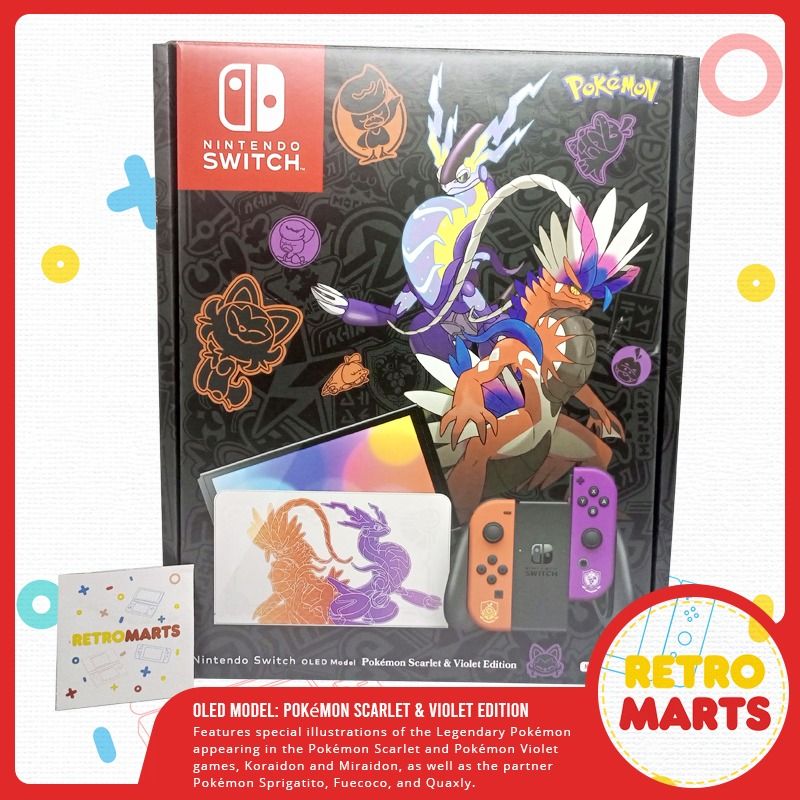 Nintendo Switch – OLED Model Pokémon Scarlet & Violet Edition, Video ...