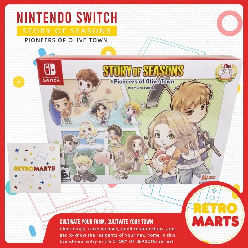 Nintendo Switch Story of Seasons: Pioneers of Olive Town Premium ...