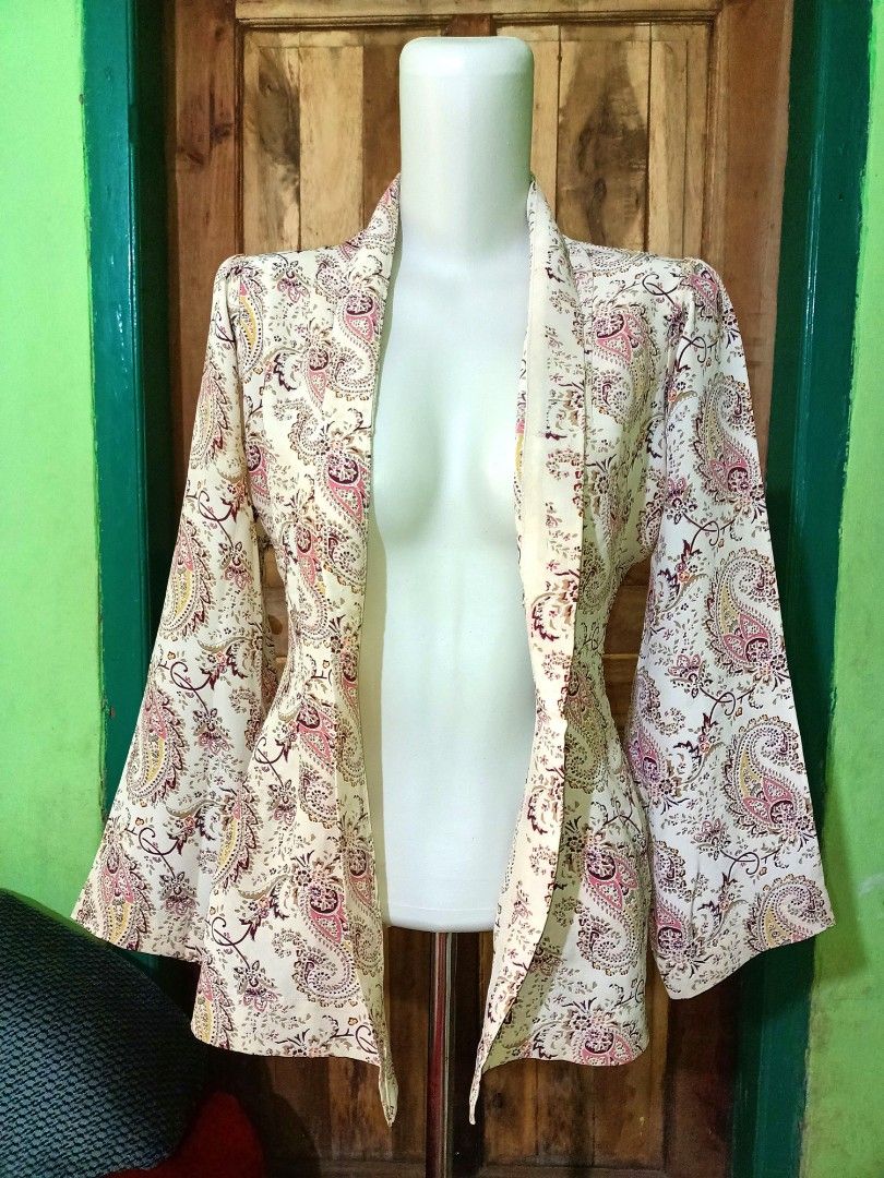 Outer Kebaya Batik / Outer Motif Batik / Outer Batik / Atasan Batik ...