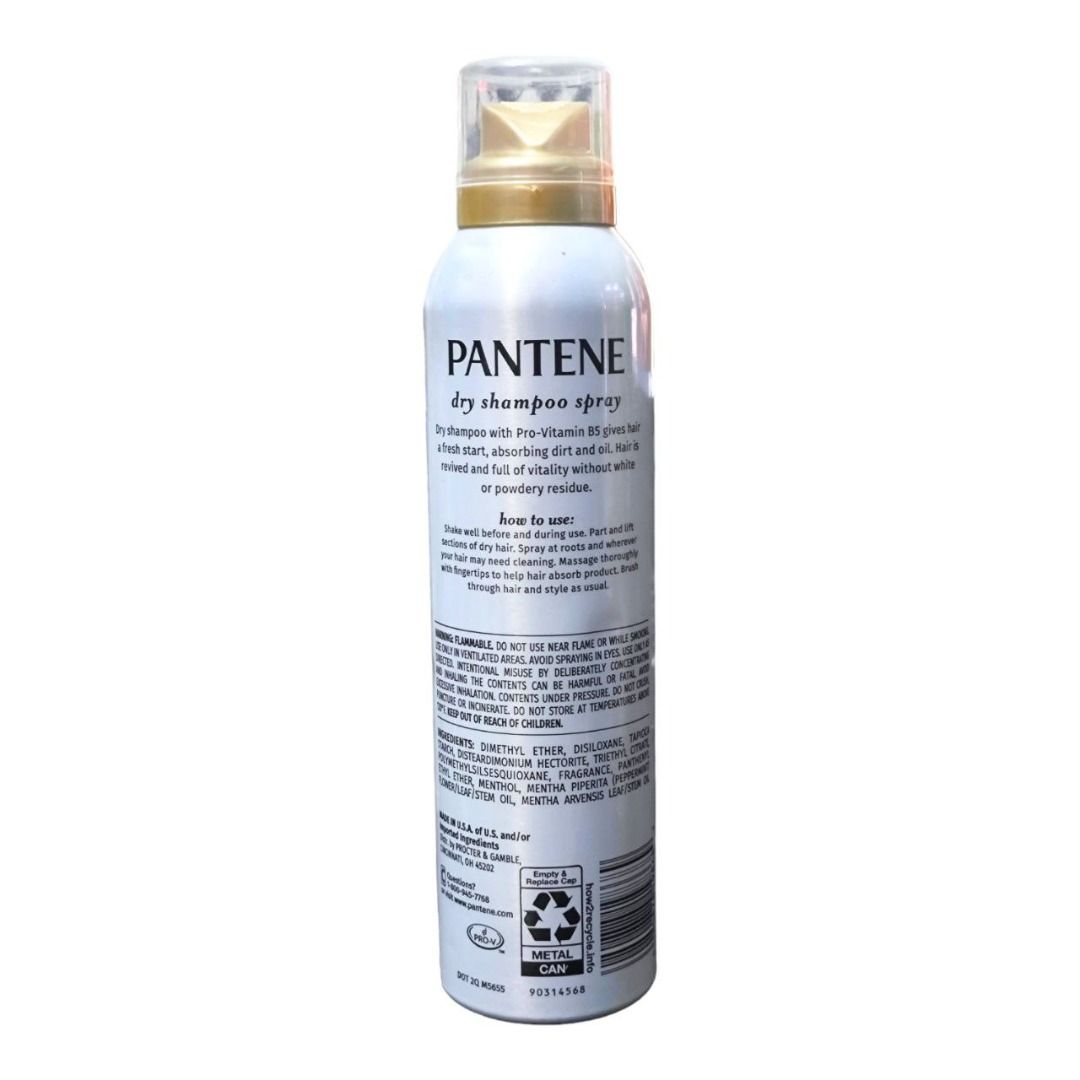 Pantene Pro-V Refresh Dry Shampoo Spray, Volumizing and Cleansing with ...