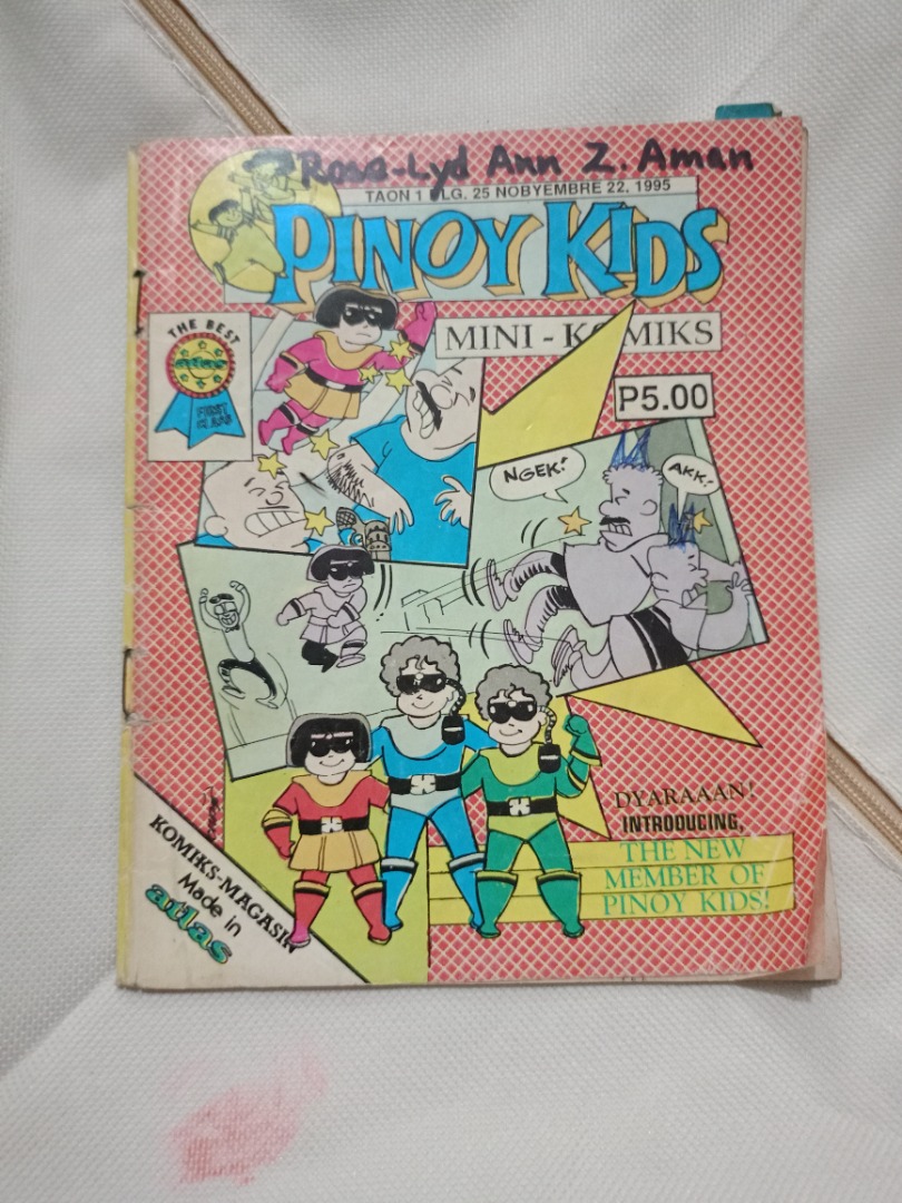 Pinoy Kids Mini-Komiks (Taon 1 Blg. 25 November 22, 1996), Hobbies ...