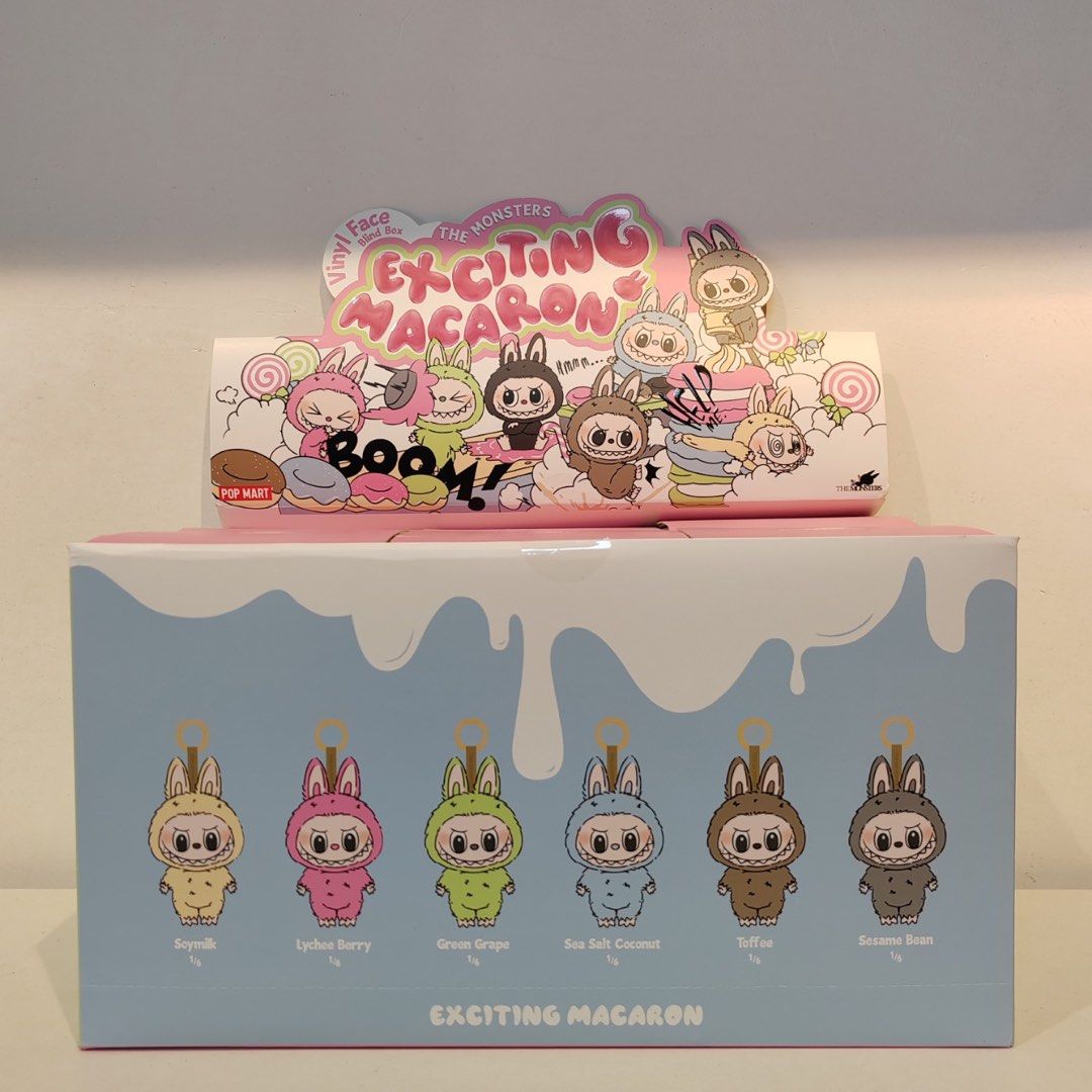 Popmart labubu macarons, Hobbies & Toys, Toys & Games on Carousell