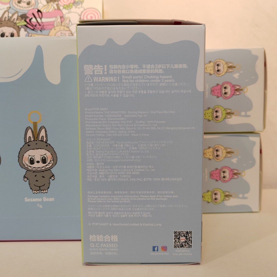 Popmart labubu macarons, Hobbies & Toys, Toys & Games on Carousell